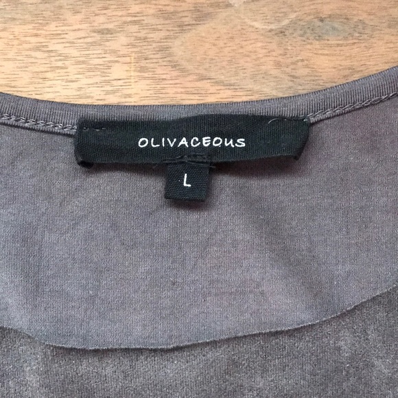 Olivaceous | Tops | Asymmetric Unfinished Hem Top | Poshmark